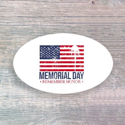 in loving memory Happy memorial day sticker memorial gift for soldier ...